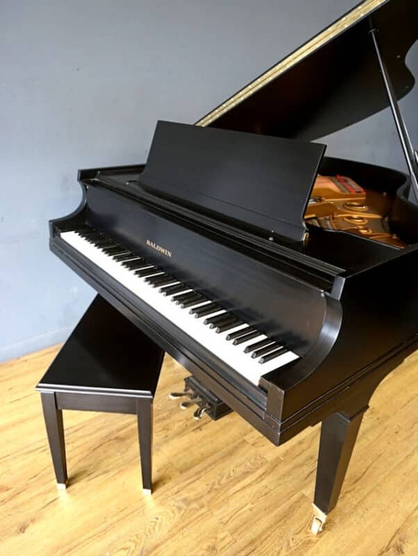 Baldwin Model R Artist Series Baby Grand Piano Ebony Black - Cameron Piano
